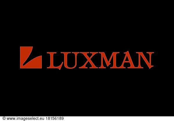 Luxman Luxman, Logo, Black background,background dark-colored ...