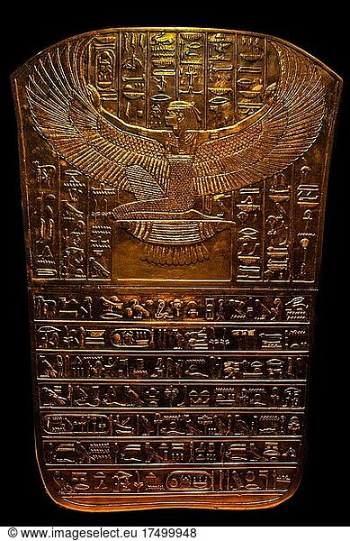 Outer Coffin Outer Coffin Foot Part Tomb Treasures Of Tutankhamun