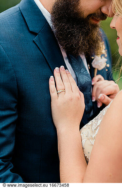 Portrait Of A Freshly Married Husband And Wife Portrait Of A Freshly Married Husband And Wife
